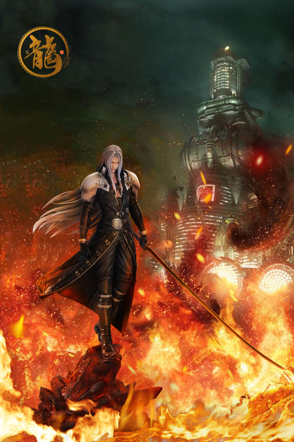 Final Fantasy 7 Remake - Sephiroth | 1:4 Resin Statue | vom Dragon ...