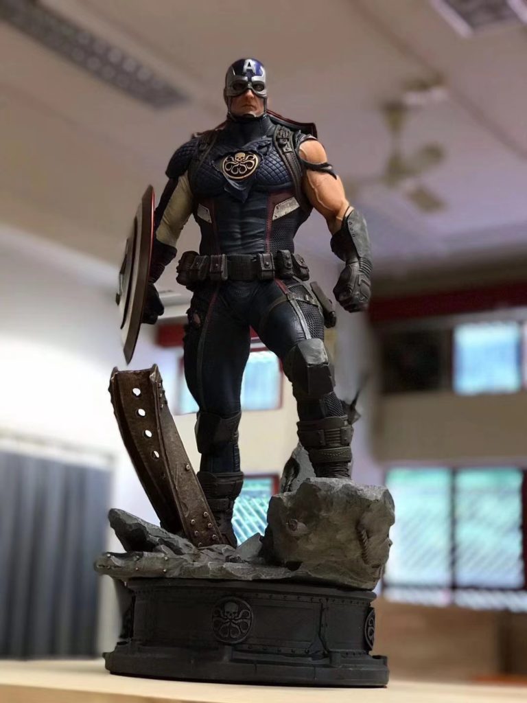 Marvel - Hydra Captain America | 1:4 Resin Statue | vom Personal Custom ...