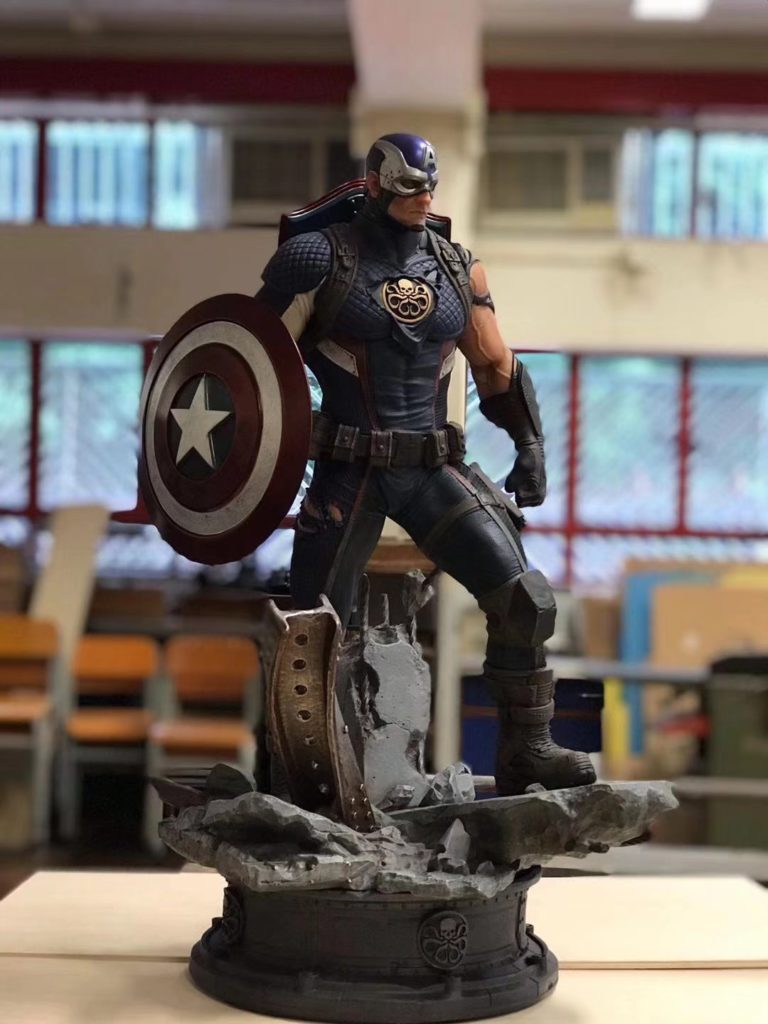 Marvel - Hydra Captain America | 1:4 Resin Statue | vom Personal Custom ...