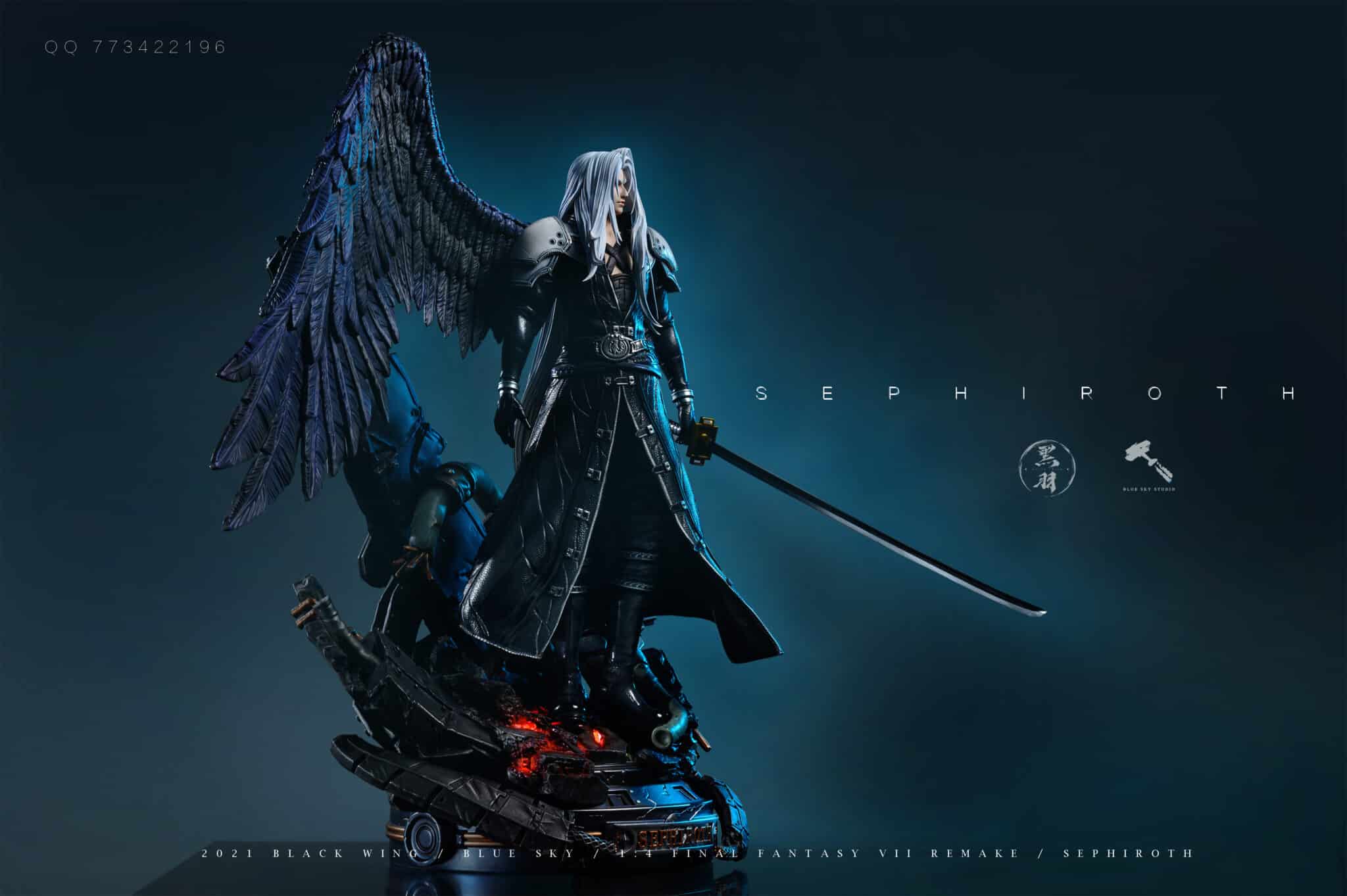Final Fantasy - Sephiroth | 1:4 Resin Statue | von Black Wing & Blue ...