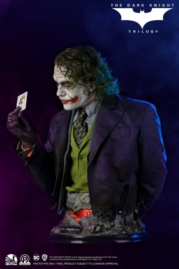 DC Comics - Heath Ledger Joker | 1:1 Lifesize Resin Bust | von Infinity ...