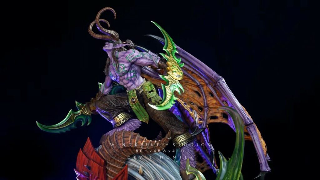 World of Warcraft - Illidan Stormrage | 1:4 Resin Statue | von ...