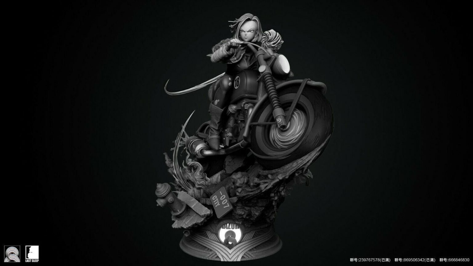 Dragon Ball Z - Android 18 | 1:4 Resin Statue | von Last Sleep Studios ...