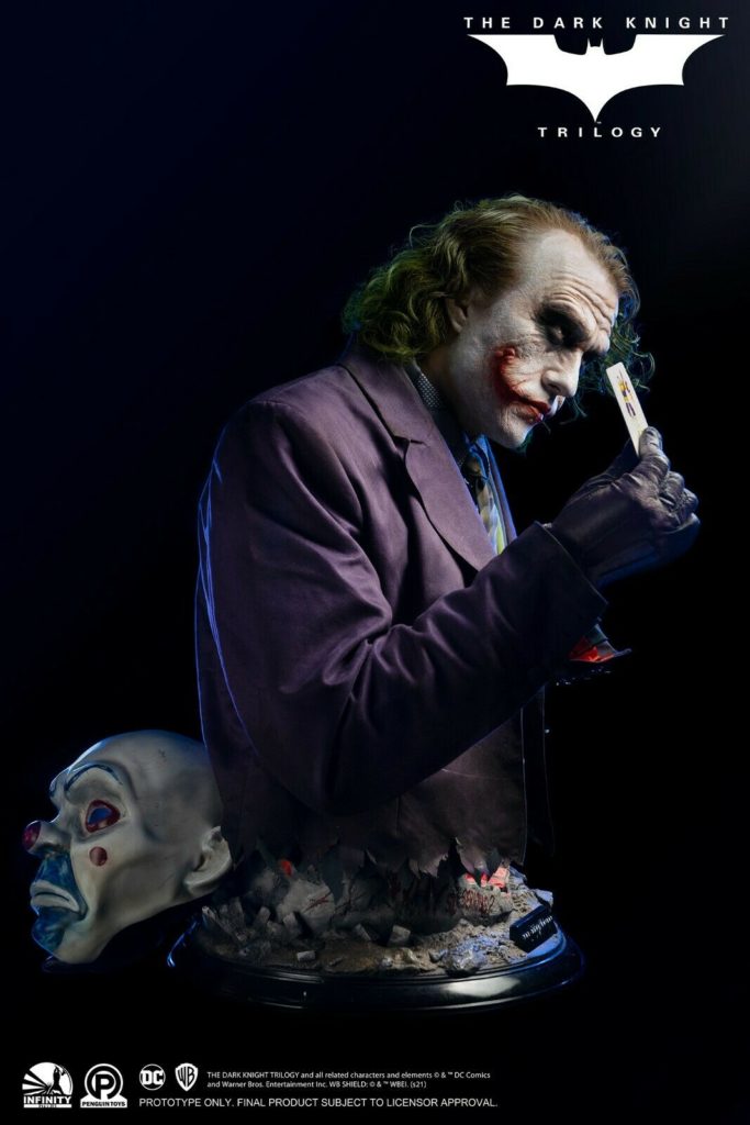 DC Comics - Heath Ledger Joker | 1:1 Lifesize Resin Bust | von Infinity ...