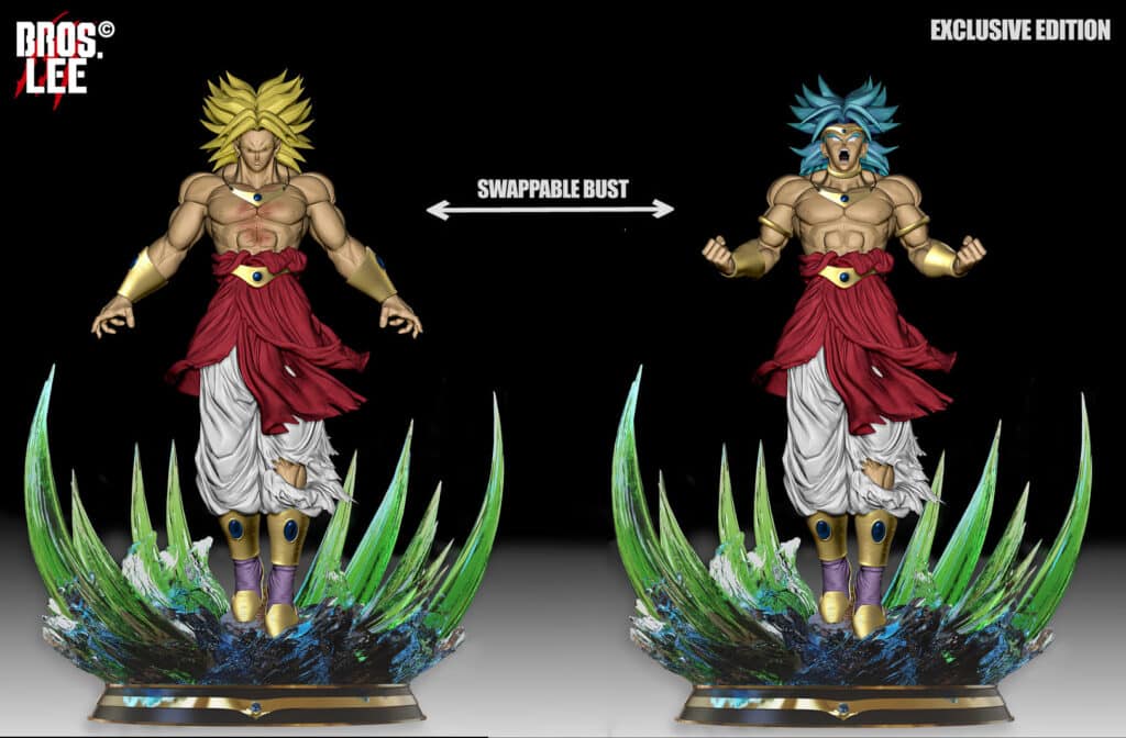 Dragon Ball Z - Broly | 1:4 Resin Statue | von Bros Lee Studio ...