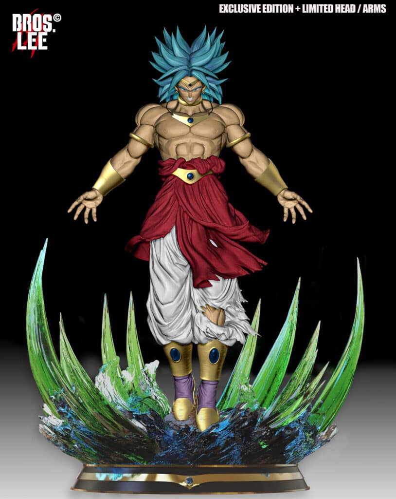 Dragon Ball Z - Broly | 1:4 Resin Statue | von Bros Lee Studio ...
