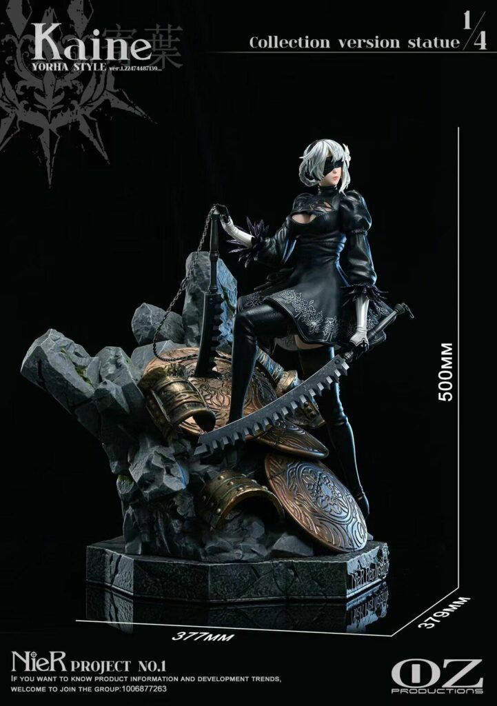 Nier Automata - Kaine YoRHa No.2 Type B | 1:4 Resin Statue | von OZ ...