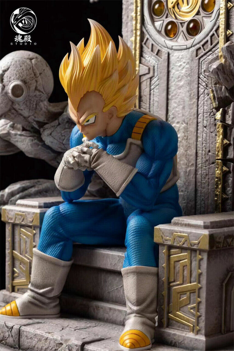 Dragon Ball Z - Vegeta on Throne | 1:4 Resin Statue | von HunDian ...