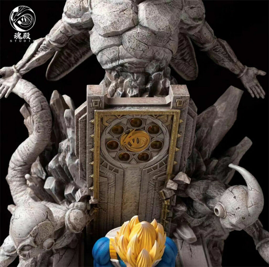 Dragon Ball Z - Vegeta on Throne | 1:4 Resin Statue | von HunDian ...