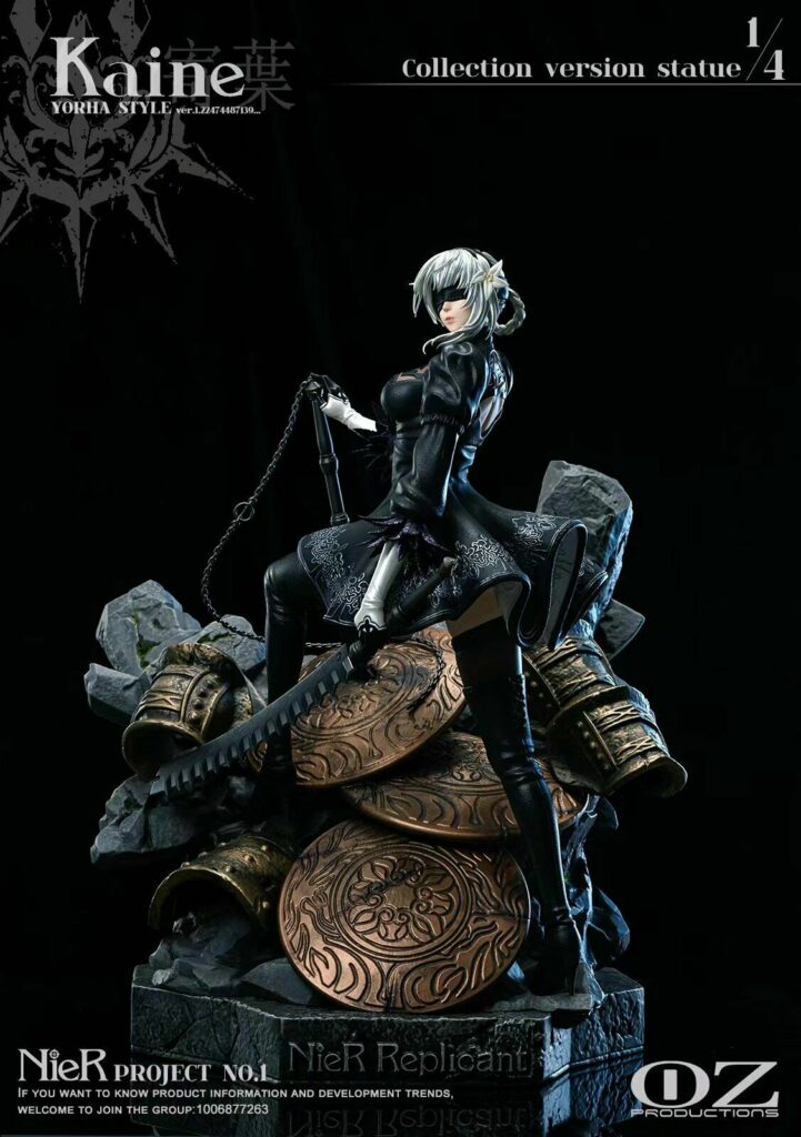Nier Automata - Kaine YoRHa No.2 Type B | 1:4 Resin Statue | von OZ ...