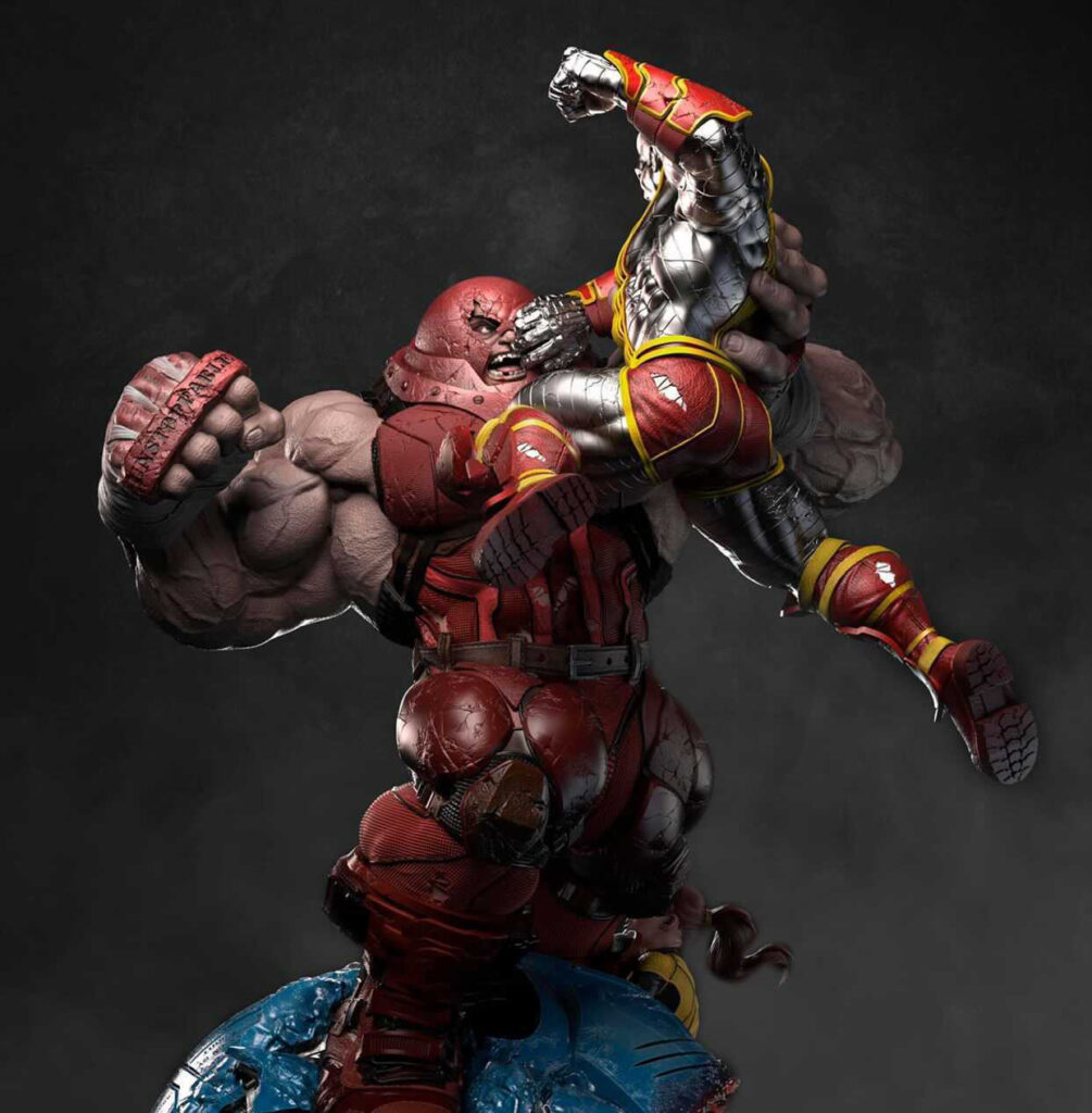 Marvel - Colossus vs. Juggernaut | 1:4 Resin Statue | von ATF Want ...