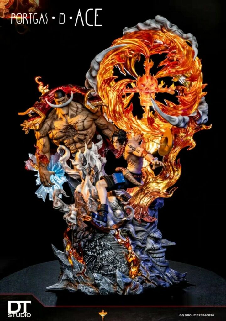 One Piece - Ace D. Portgas ft. Ed Newgate | 1:4 Resin Statue | von DT ...