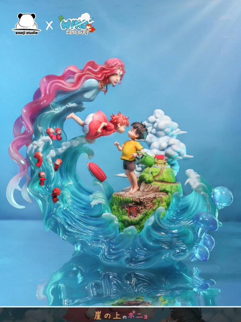 Studio Ghibli - Ponyo & Sosuke | Resin Statue | von Emoji Studio ...