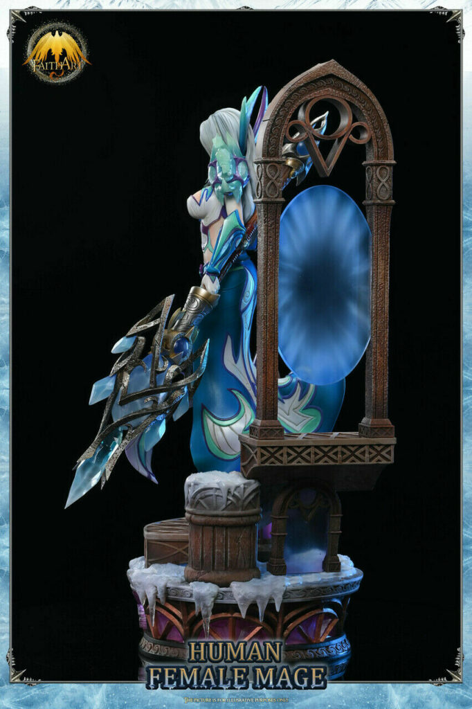 World of Warcraft - Human Female Mage | 1:4 Resin Statue | von FAITH ...