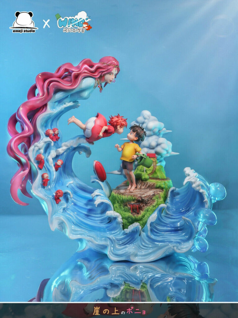 Studio Ghibli - Ponyo & Sosuke | Resin Statue | von Emoji Studio ...