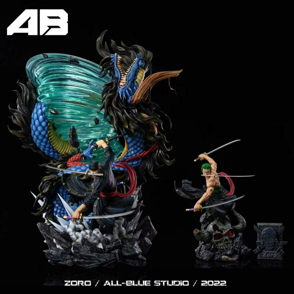 One Piece - Roronoa Zoro | 1:4 Resin Statue | von All Blue Studios ...