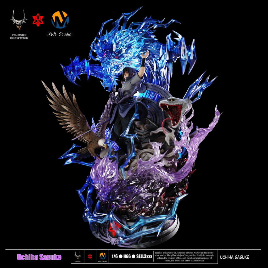 Naruto - Uchiha Sasuke | 1:6 Resin Statue | von Evil Studio ...