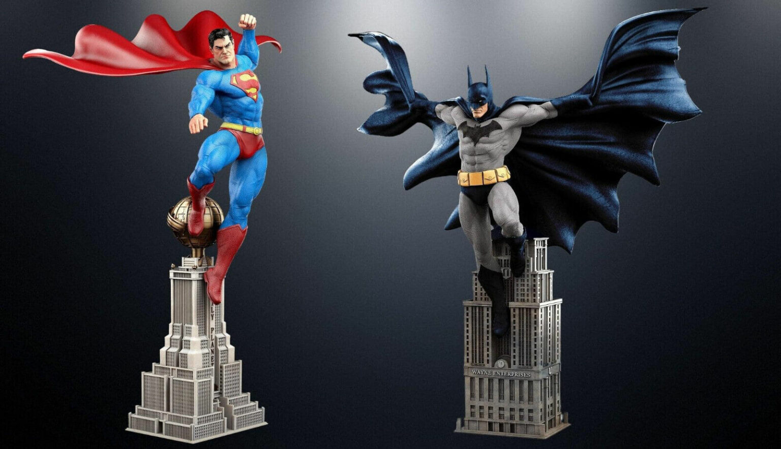 DC Comics - Batman & Wayne Tower | 1:4 Resin Statue | von MFA ...