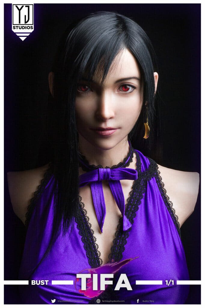 Final Fantasy - Tifa Lockhart | 1:1 Resin Bust | von YJ Studios ...