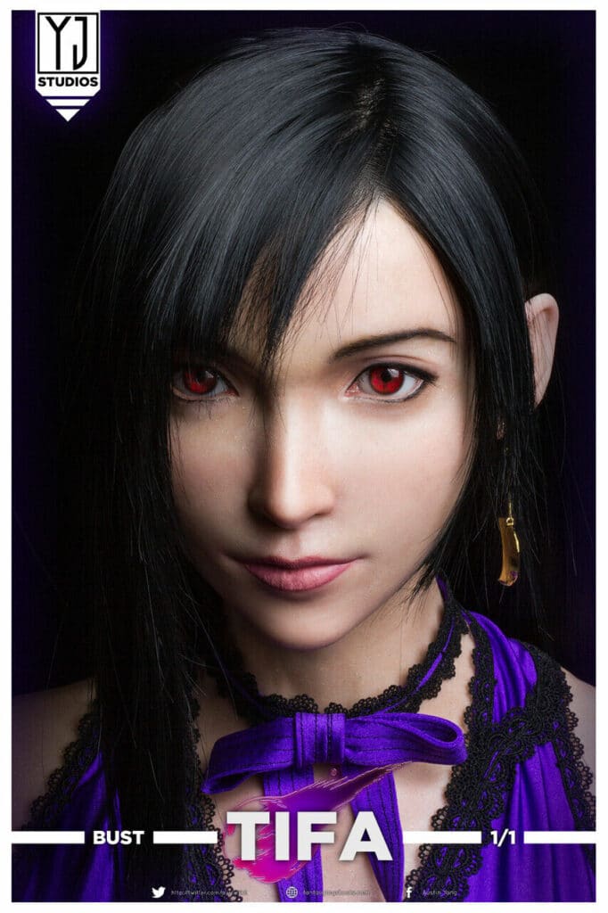 Final Fantasy - Tifa Lockhart | 1:1 Resin Bust | von YJ Studios ...
