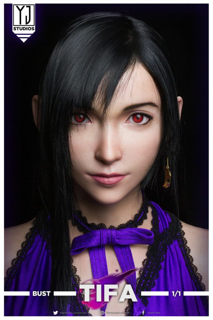 Final Fantasy - Tifa Lockhart | 1:1 Resin Bust | von YJ Studios ...