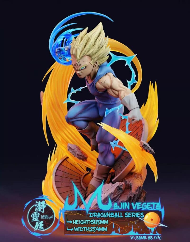 Dragon Ball - Majin Vegeta | 1:4 Resin Statue | von SeReTei Studio ...