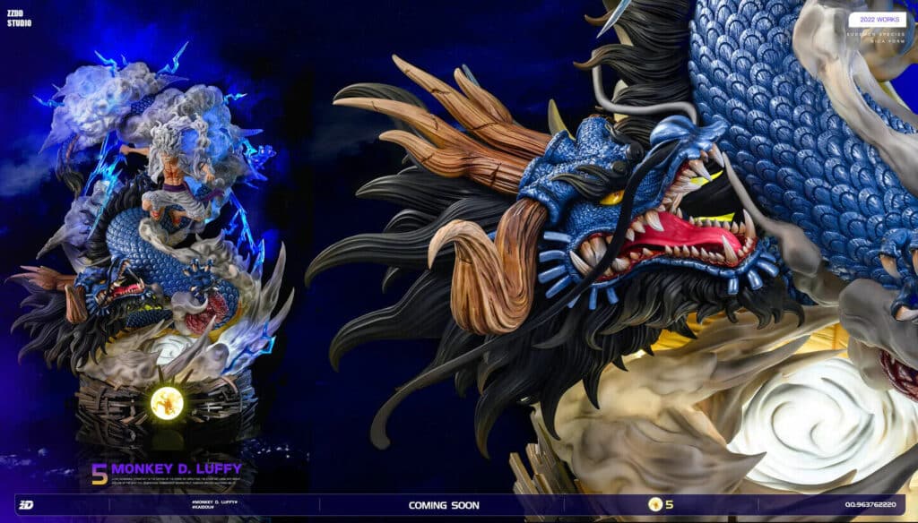 One Piece - Monkey D. Luffy vs. Kaido | 1:6 Resin Statue | von ZZDD ...