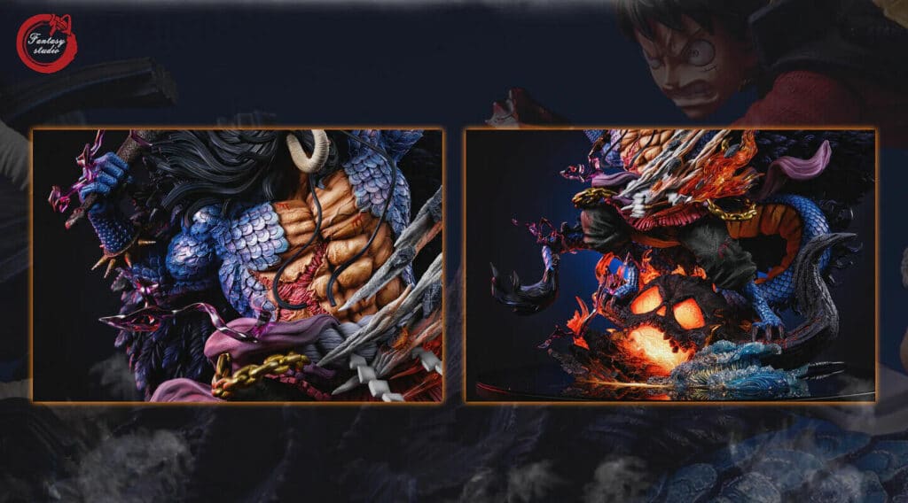 One Piece - Monkey D. Luffy vs. Kaido | 1:6 Resin Statue | von Fantasy ...