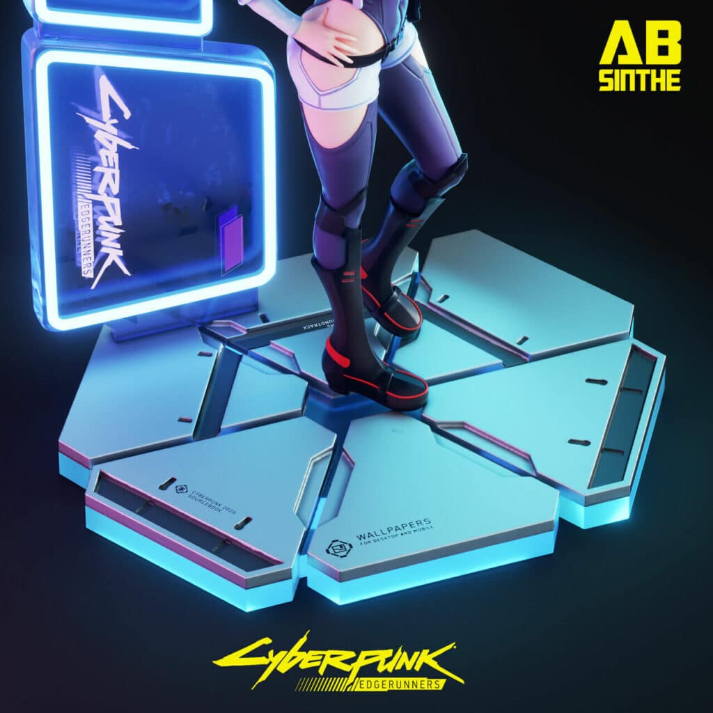 Cyberpunk:Edgerunners - Lucy | 1:6 Resin Statue | von ABsinthe Studio ...