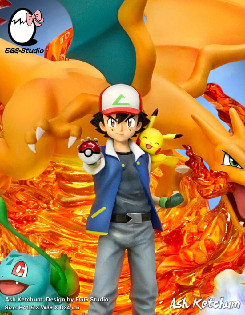 Pokémon - Ash Ketchum | 1:6 Resin Statue | von EGG Studio ...