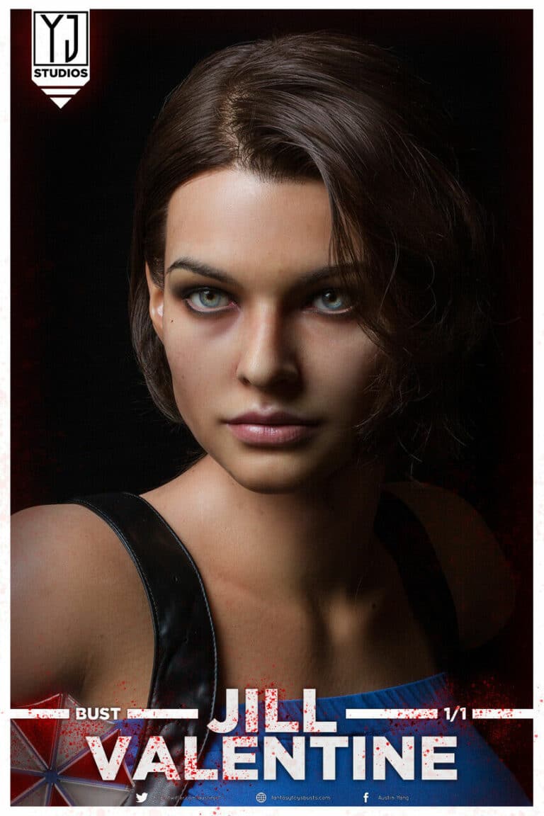 Resident Evil - Jill Valentine | 1:1 Resin Bust | von YJ Studio ...