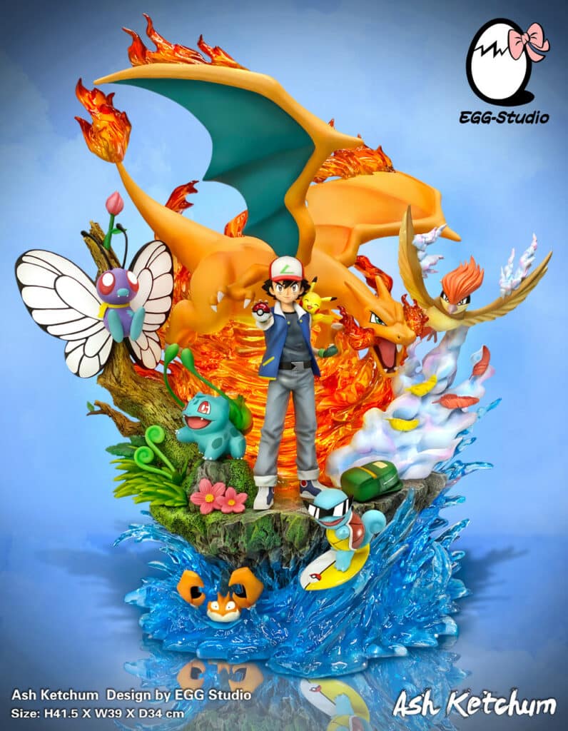 Pokémon - Ash Ketchum | 1:6 Resin Statue | von EGG Studio ...