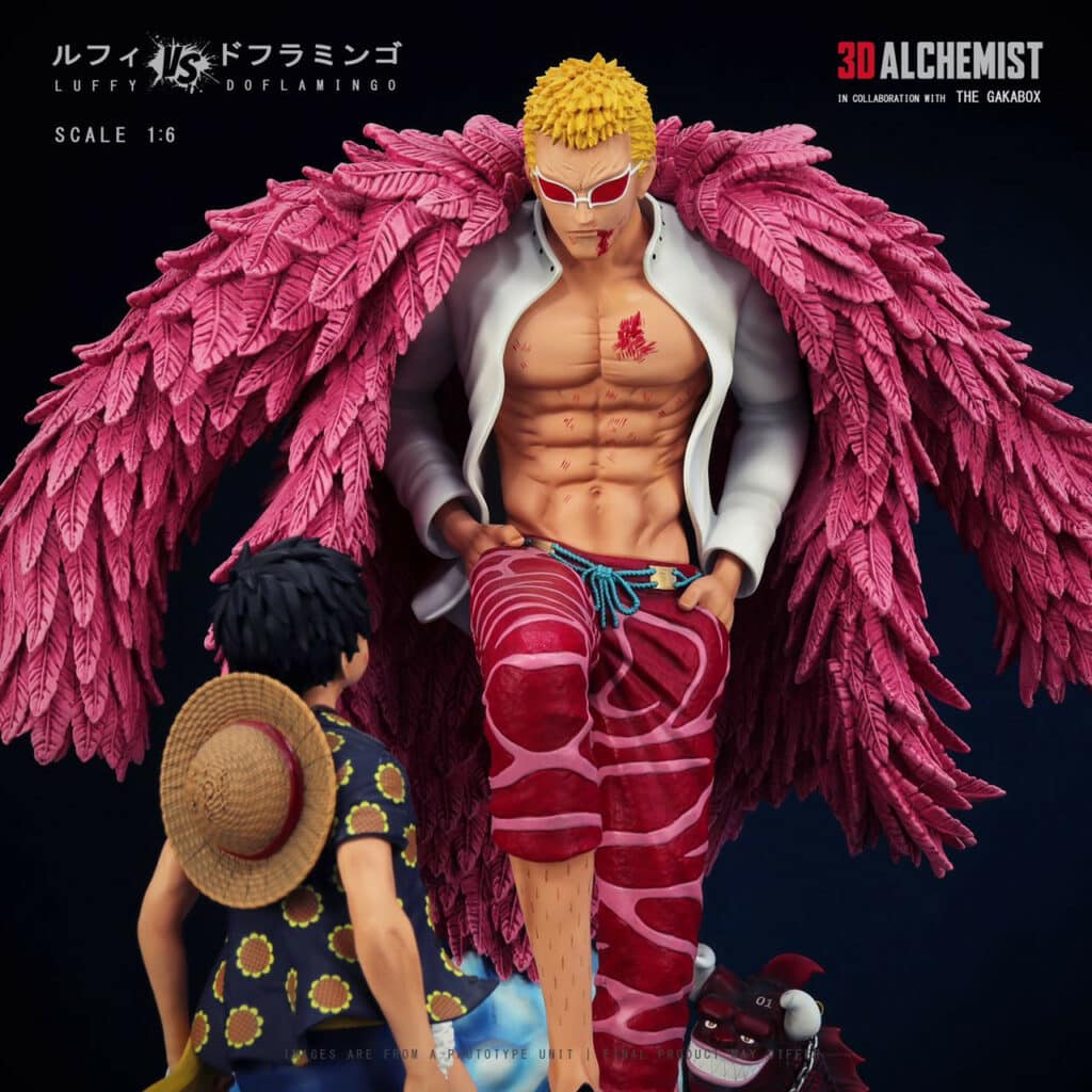 One Piece - Monkey D. Luffy vs. Donquixote Doflamingo | 1:6 Resin ...