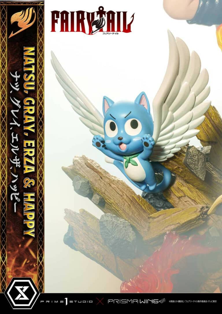 Fairy Tail - Natsu, Gray, Erza & Happy | 1:7 Resin Statue | von Prime 1 ...