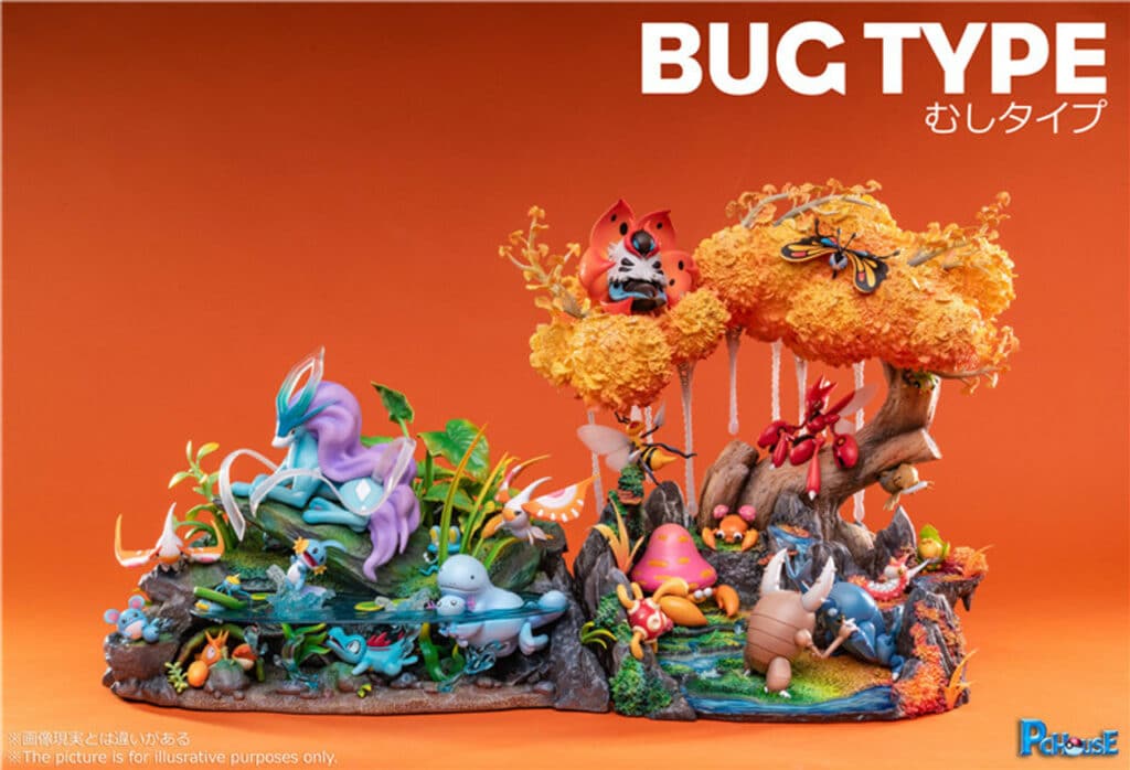 Pokémon - Bug type | 1:6 Resin Statue | von PC House STUDIO ...