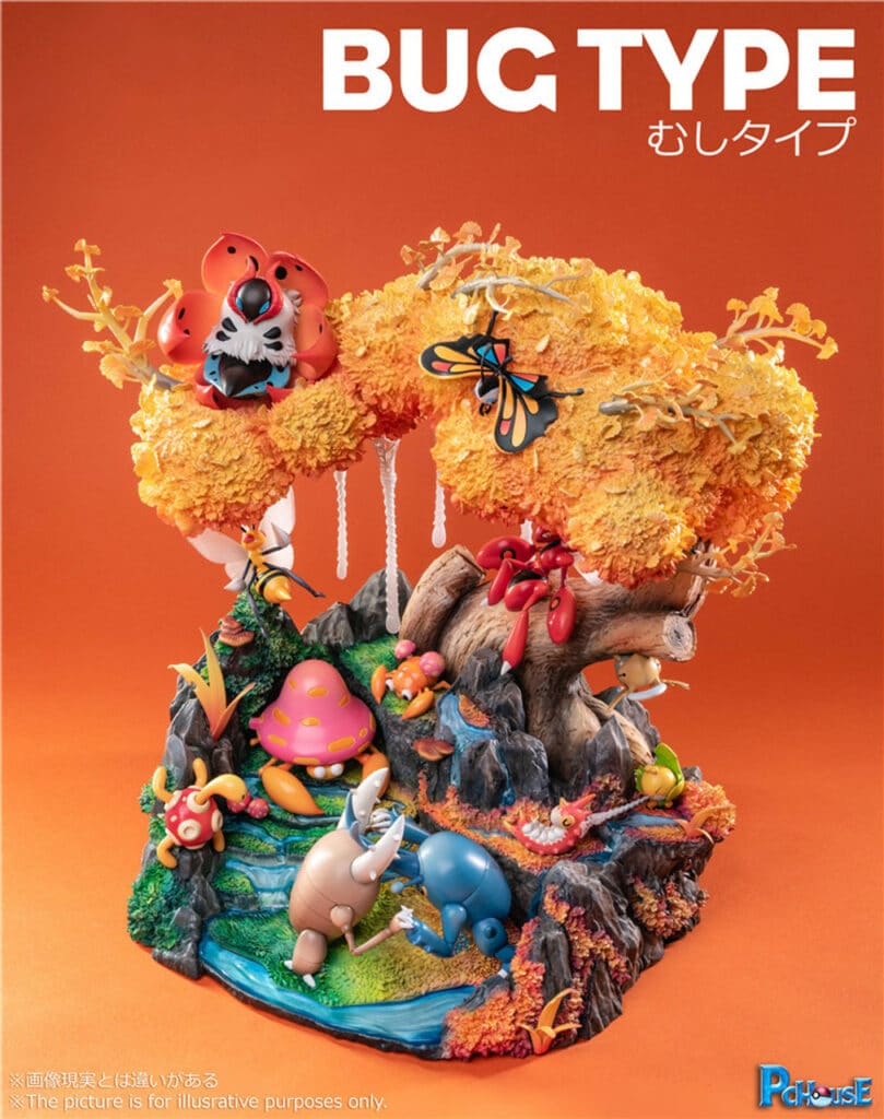 Pokémon - Bug type | 1:6 Resin Statue | von PC House STUDIO ...