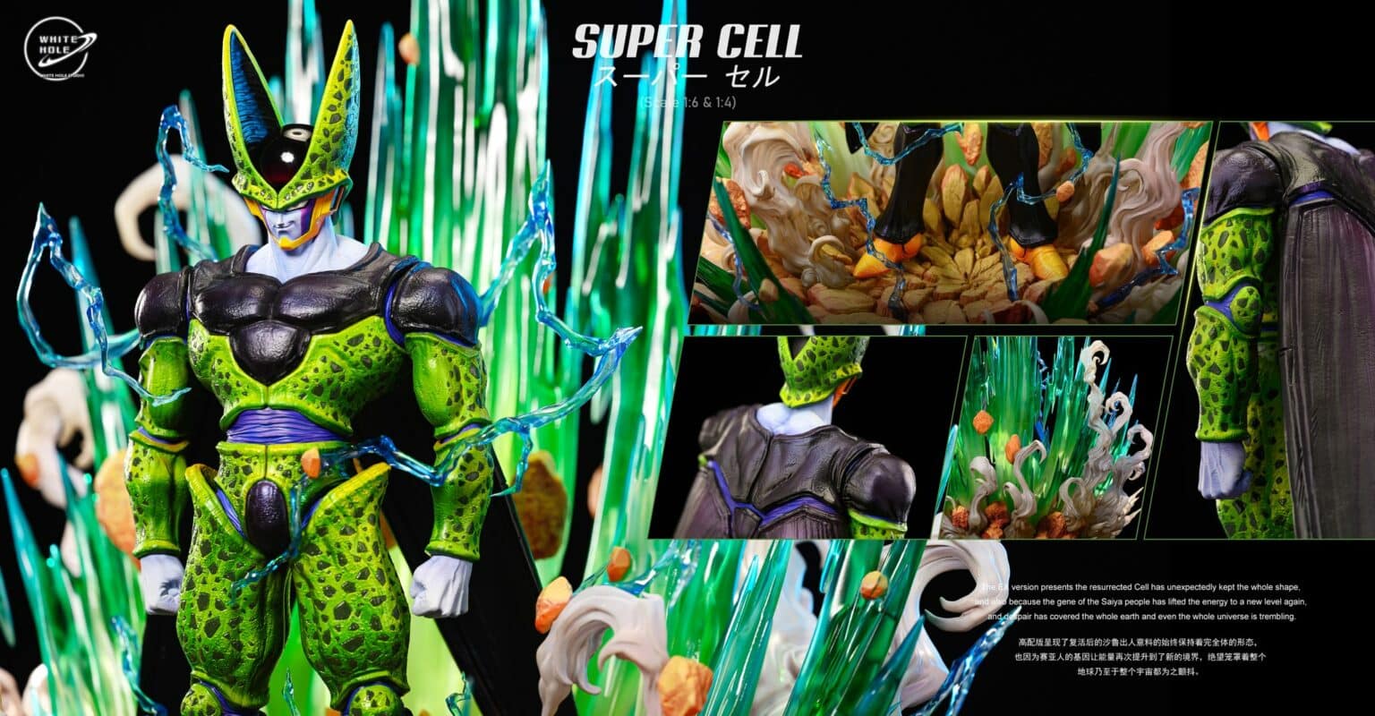 Dragon Ball Z - Super Cell | 1:4 Resin Statue | von White Hole Studio ...