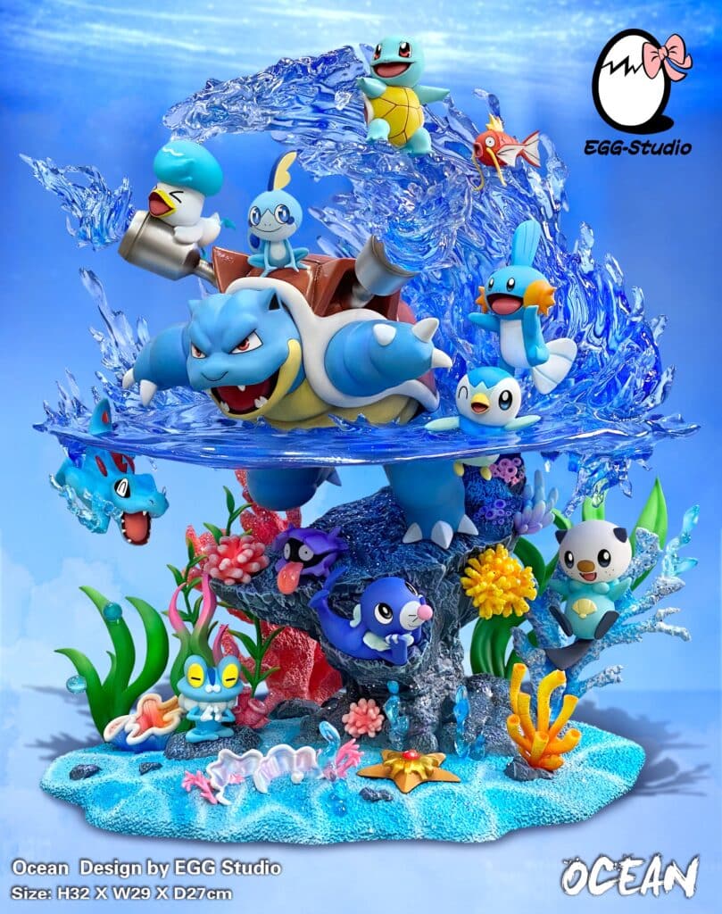 Pokémon - Ocean | 1:6 Resin Statue | von EGG Studio | HandsomeCake Goodies