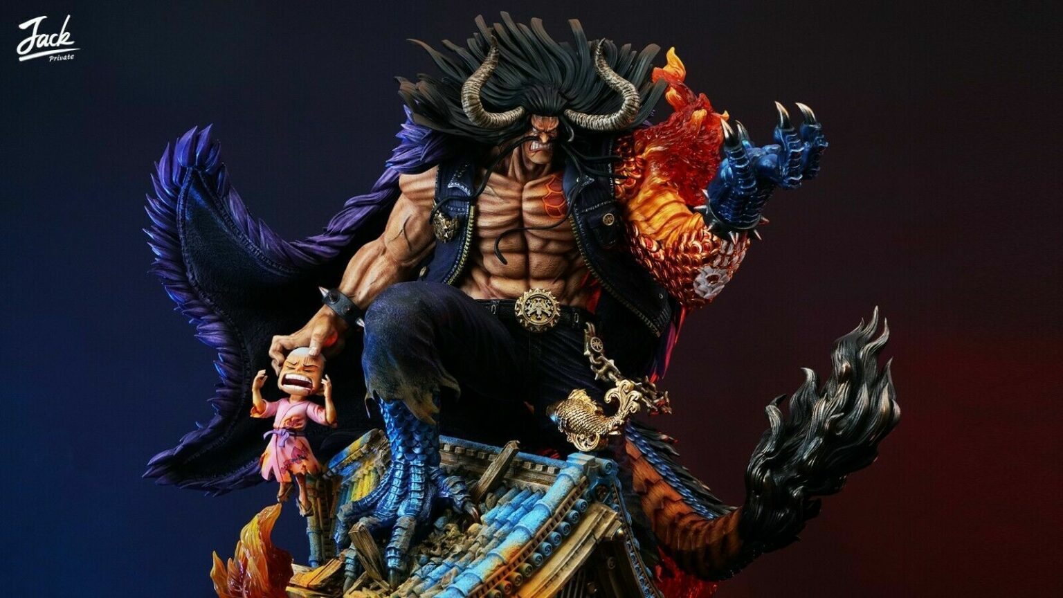 One Piece - Young Kaido | 1:6 Resin Statue | von JacksDo | HandsomeCake ...