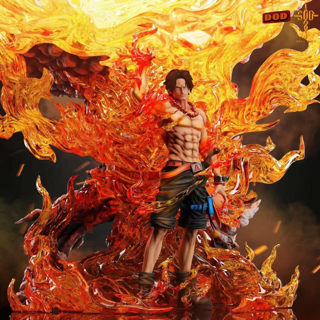 One Piece - Portgas D. Ace | 1:4 Resin Statue | von DOD & GOD Studios ...