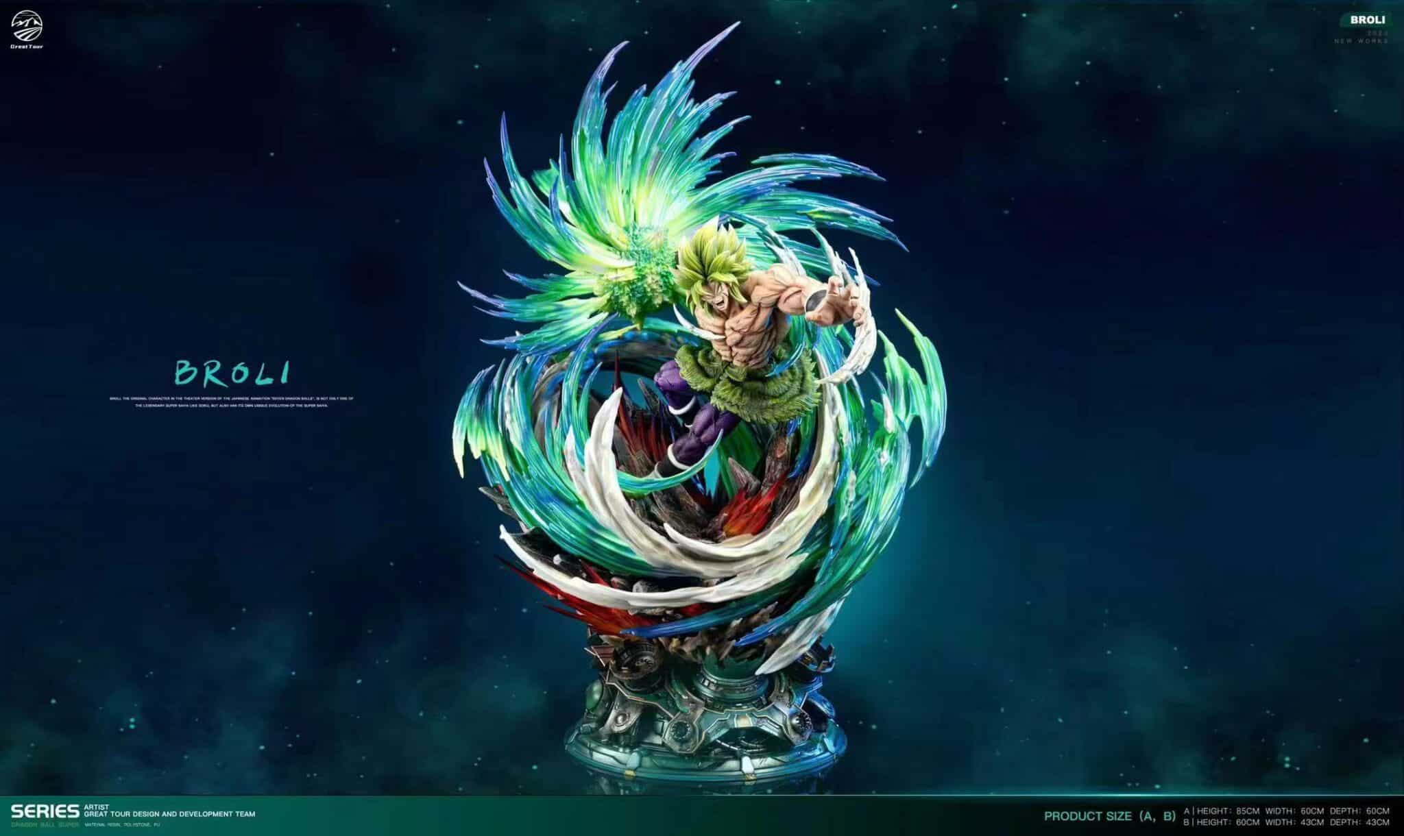 Dragon Ball - Broly | 1:4 Resin Statue | von Great Tour Studio ...