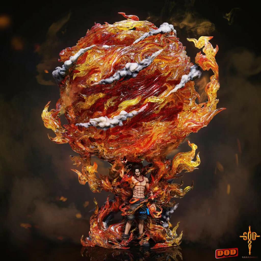 One Piece - Portgas D. Ace | 1:4 Resin Statue | von DOD & GOD Studios ...