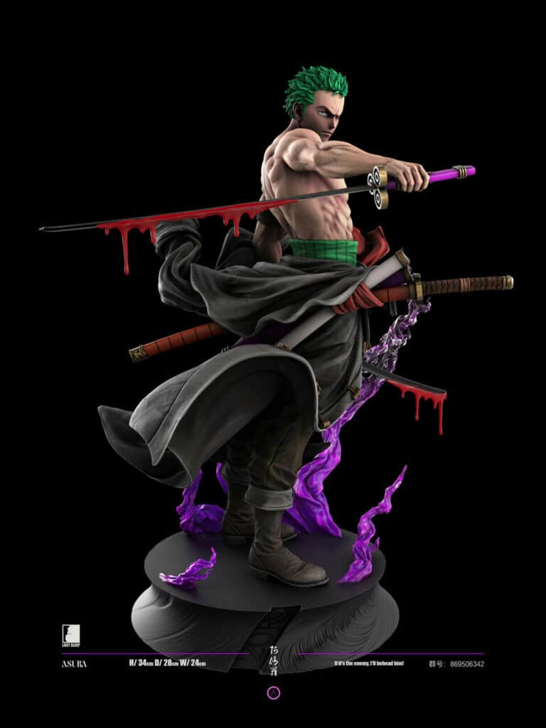 One Piece - Roronoa Zoro vs. Kaido | Resin Statue | von Last Sleep ...