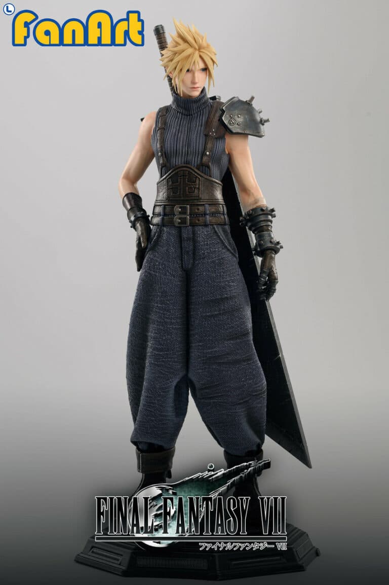 Final Fantasy - Cloud Strife | 1:3 Resin Statue | von FanArt Studio ...