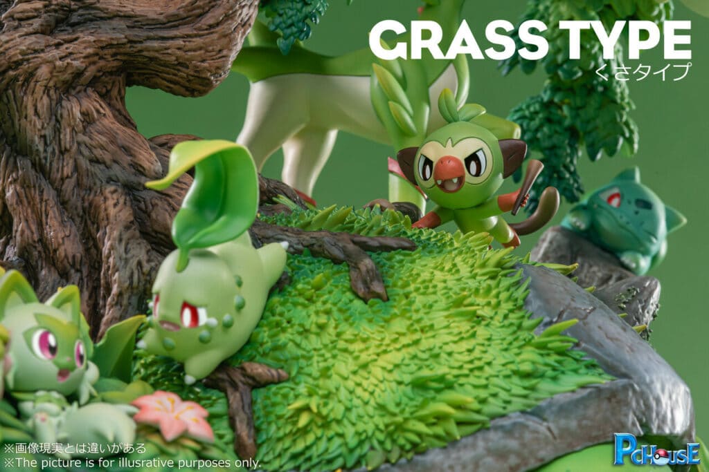 Pokémon - Grass type | 1:6 Resin Statue | von PC House Studio ...