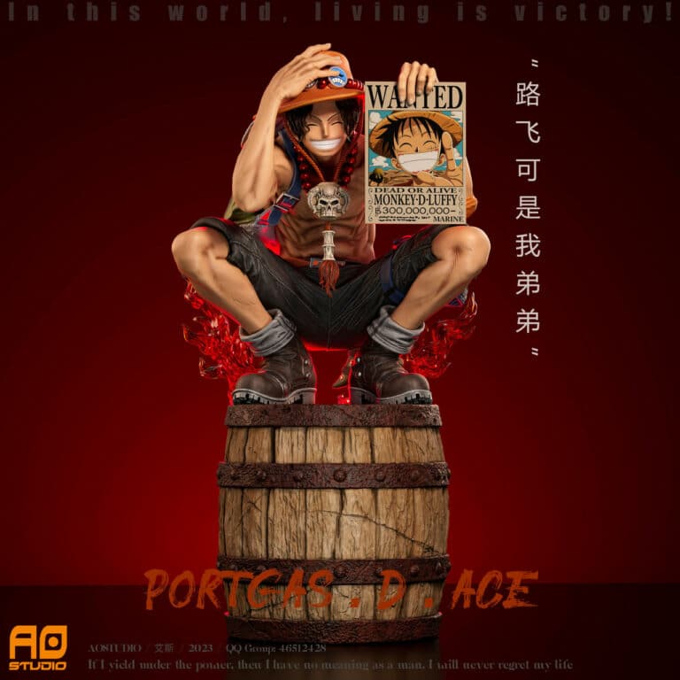 One Piece - Portgas D. Ace | 1:3 Resin Statue | von AO Studios ...