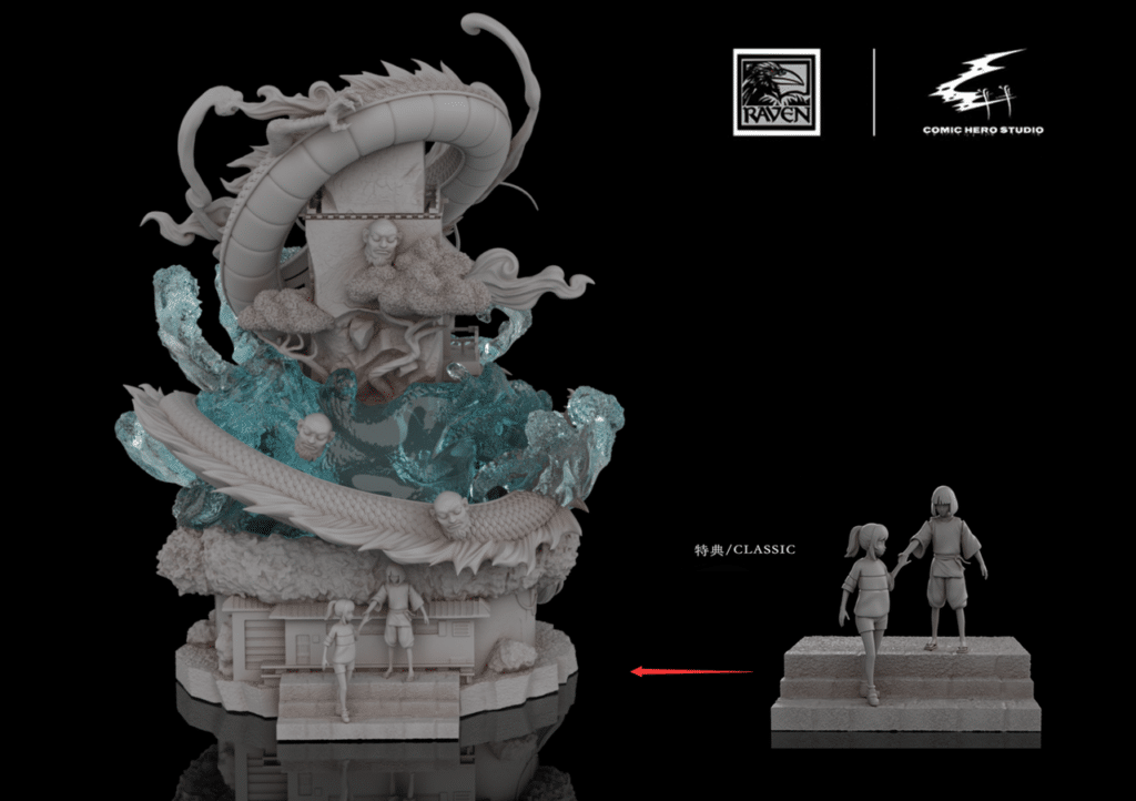 Studio Ghibli - Spirited Away | 1:6 Resin Statue | von Raven x Comic ...