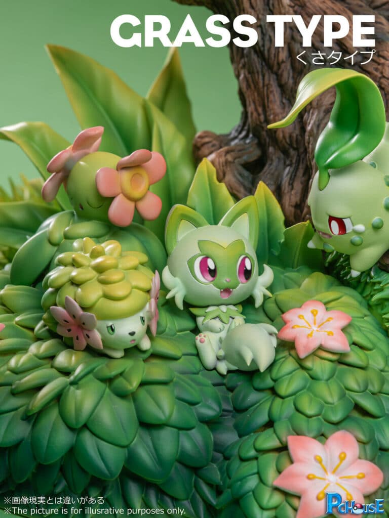 Pokémon - Grass type | 1:6 Resin Statue | von PC House Studio ...