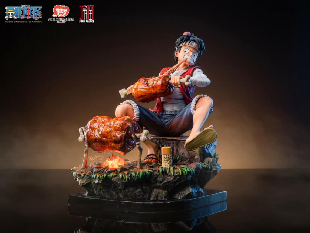 One Piece - Monkey D. Luffy & Silvers Rayleigh | 1:8 Resin Statue | von ...