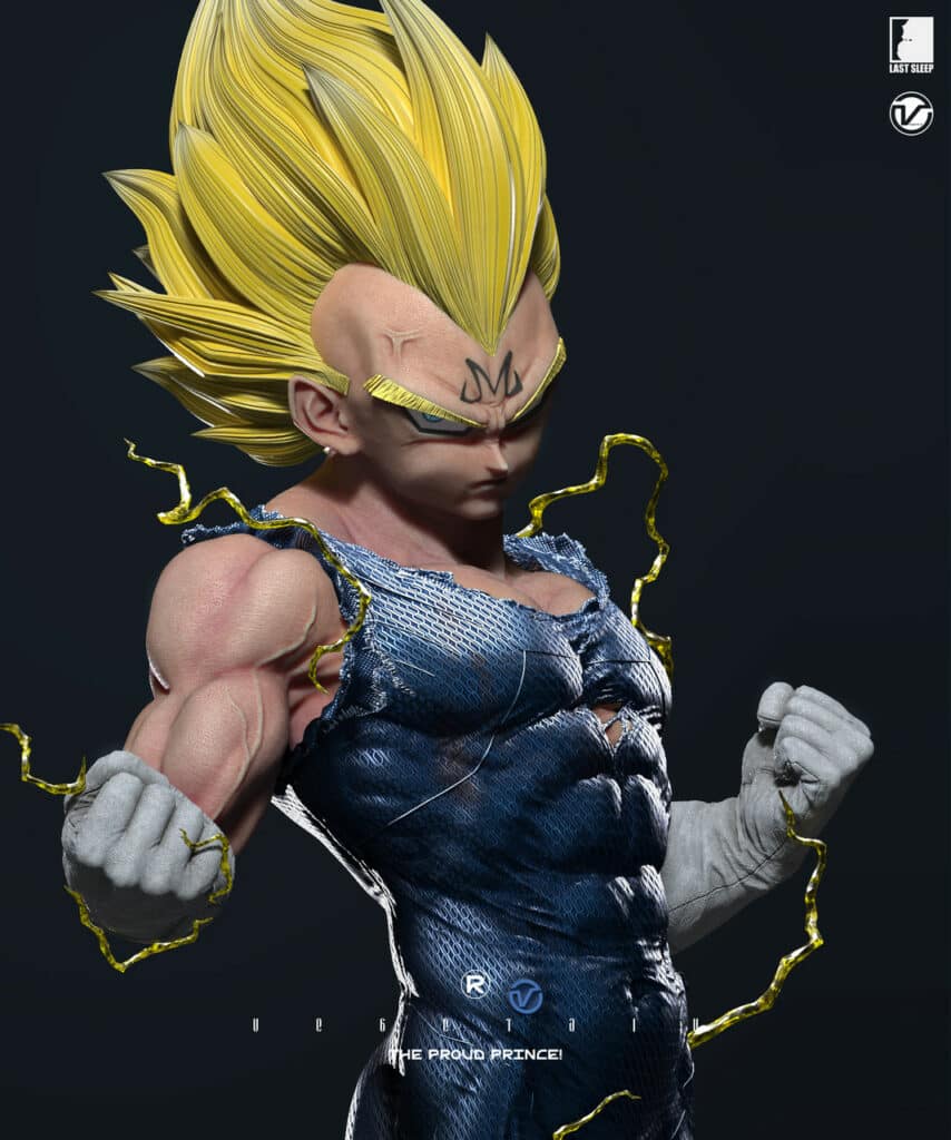 Dragon Ball - Majin Vegeta | 1:4 Resin Statue | von Last Sleep Studio ...